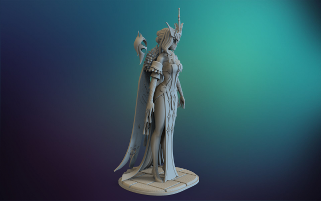 genshin impact signora 3D Print Model in SCI-FI 3DExport