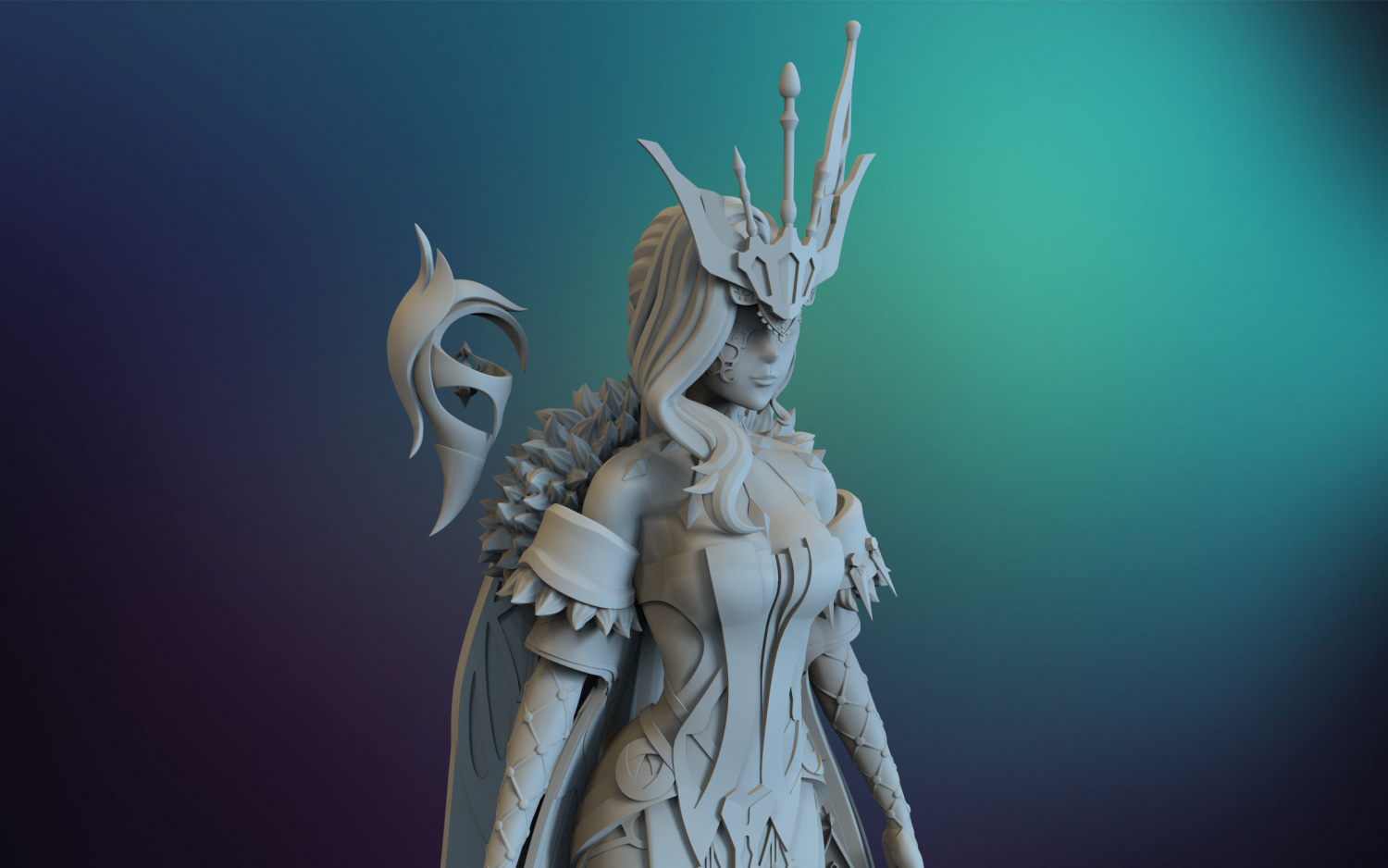genshin impact signora 3D Print Models in SCI-FI 3DExport