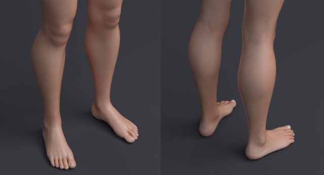 Blond princess angie 3D Model in Woman 3DExport