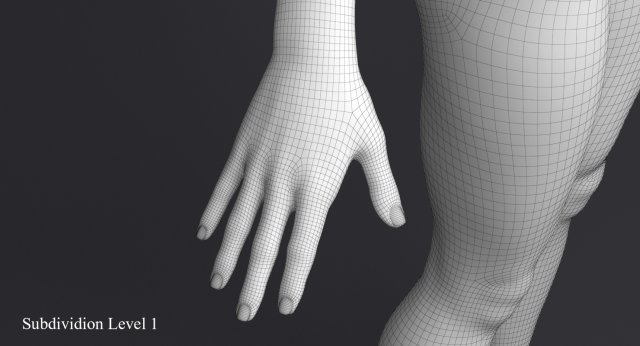 Blond princess angie rigged 3D Model in Woman 3DExport