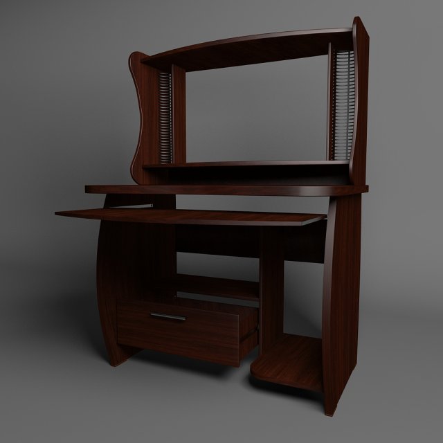 computer desk 3D Model in Table 3DExport