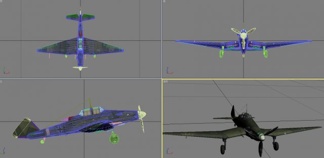 junkers ju 187 3D Model in Bomber 3DExport