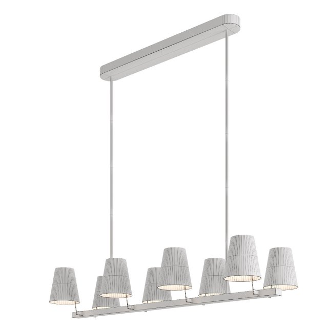 jonathan browning - corniche linear chandelier 3D Model in Ceiling ...