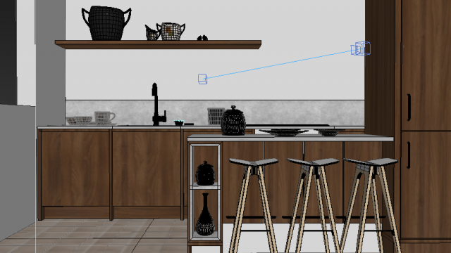 kitchen 3D Model in Kitchen 3DExport