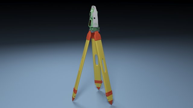 total station 3D Model in Other 3DExport