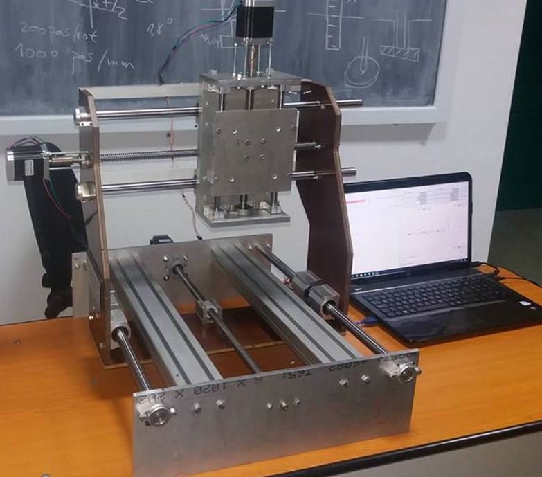CNC-machine-didactic step 3D Model in Engineering 3DExport