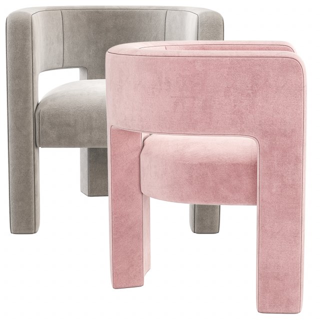 Sculpt Chair Crate and Barrel Modèle 3D in Chaise 3DExport