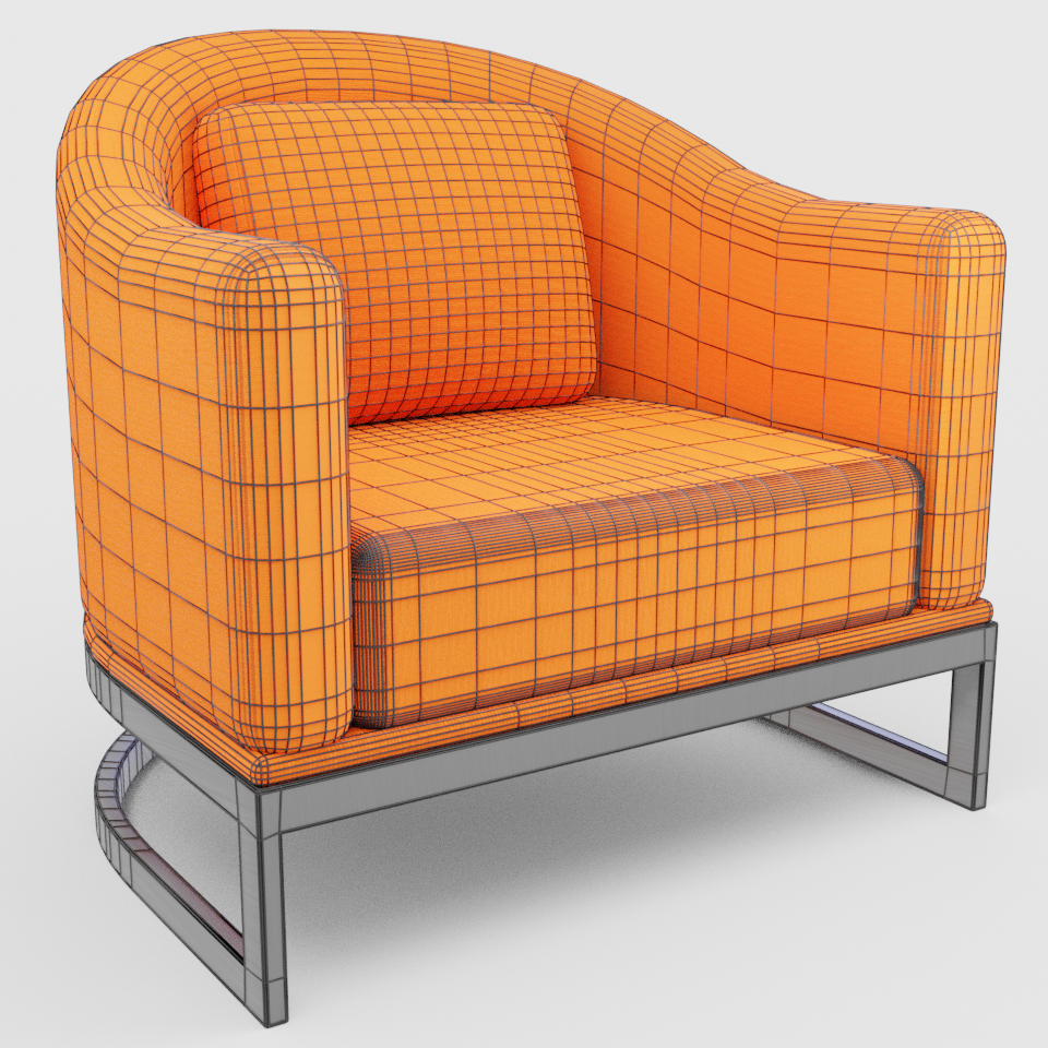 round chair 3D Models in Stool 3DExport