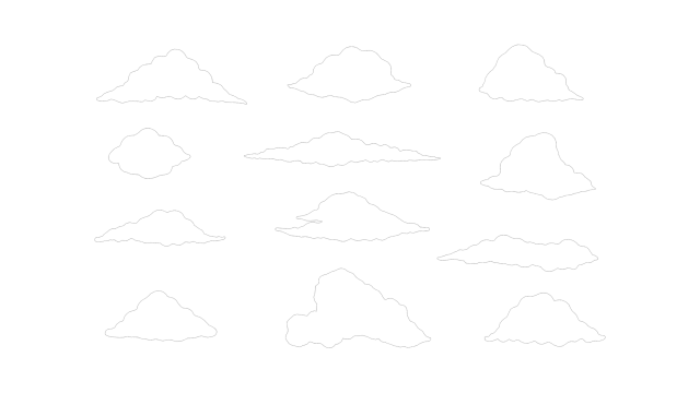 Clouds Pack - 12 in 1 3D Model in Landscapes 3DExport