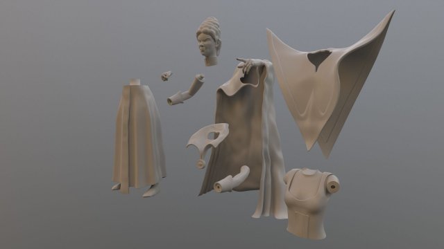 Tempestra - TMNT 1987 3D printable Modelo de impresión 3D in Monstruos ...