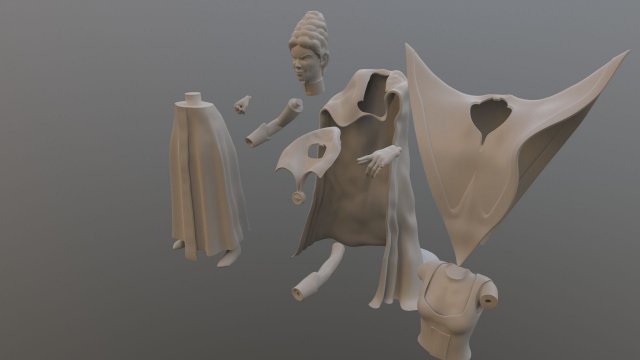 Tempestra - TMNT 1987 3D printable Modelo de impresión 3D in Monstruos ...