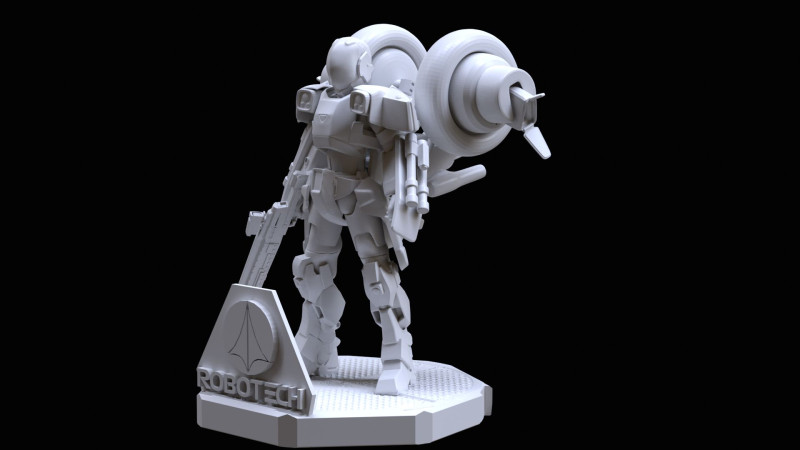 Robotech Veritech Cyclone Mospeda Printable 3D Print Model in SCI-FI ...