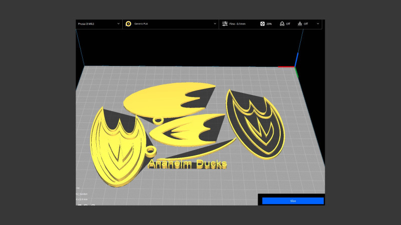 NHL All logo teams Printable and Renderable 3D Print Model in Signs and ...