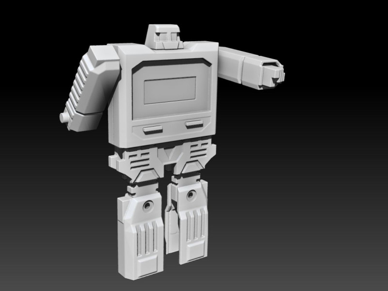 Vintage Robot Watch transformer printable 3D Print Model in Other 3DExport