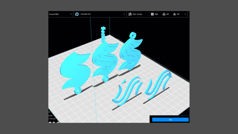 Seattle kraken logo shield Printable and Renderable keychan 3D Print ...