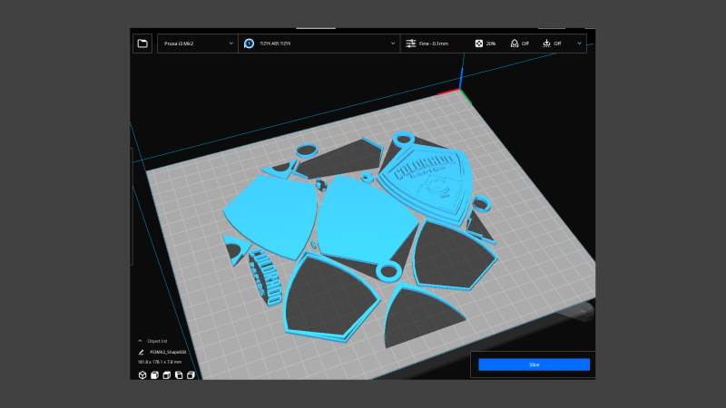 Colorado rapids logo keychan printable and renderable 3D Print Model in ...