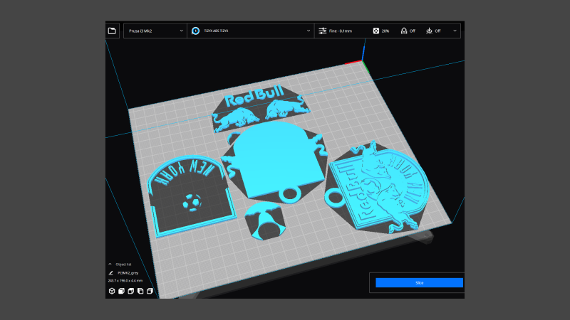 New york red bulls logo keychan printable and renderable 3D Print Model ...