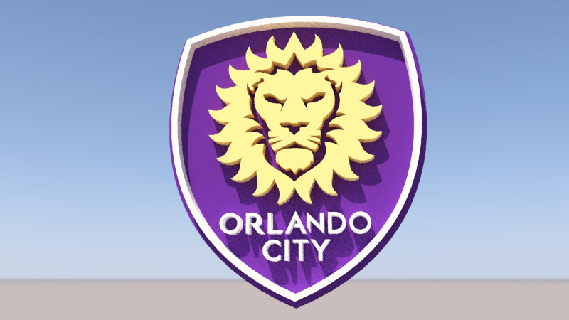 Orlando city sc logo keychan printable and renderable Modelo de ...