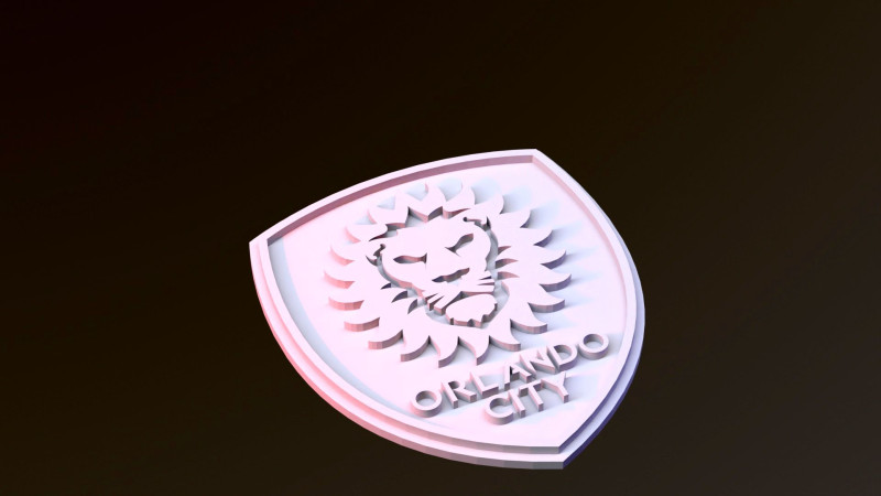 Orlando city sc logo keychan printable and renderable Modelo de ...