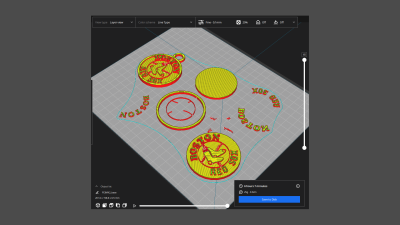 Boston Red Sox MLB Logo Keychan Shield Printable and renderable 3D ...