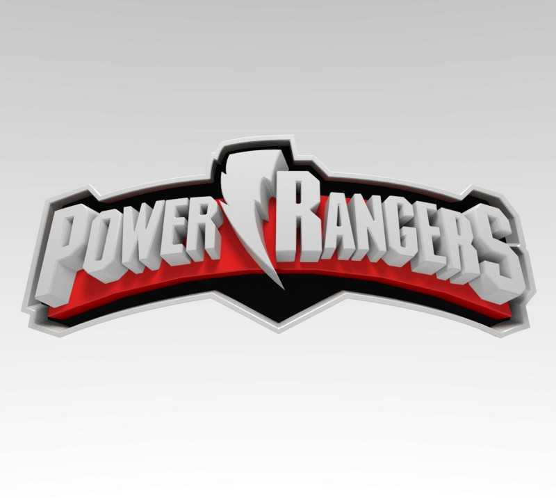 Power Rangers Logos Printable and renderable 3D Print Model in Signs ...