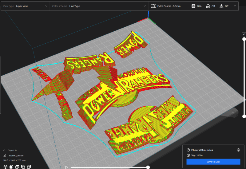 Power Rangers Logos Printable and renderable 3D Print Model in Signs ...