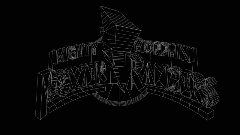 Power Rangers Logos Printable and renderable 3D Print Model in Signs ...