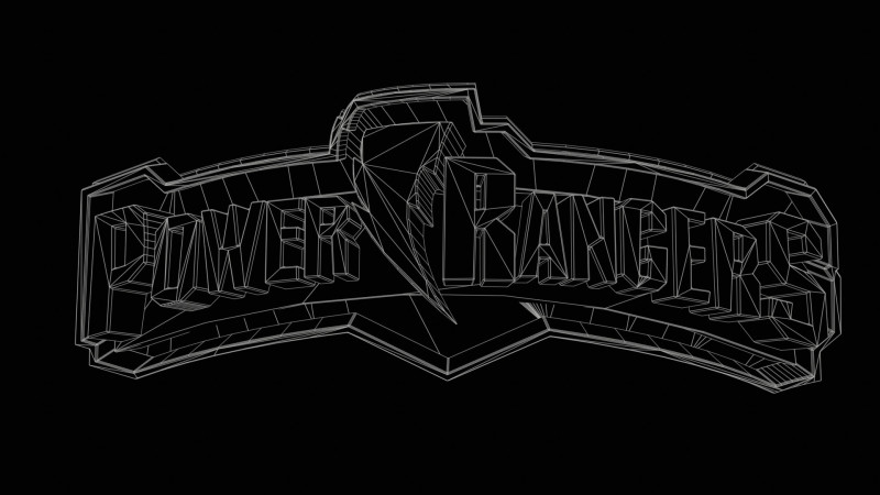 Power Rangers Logos Printable and renderable 3D 프린트 모델 in 기호와 로고 3DExport