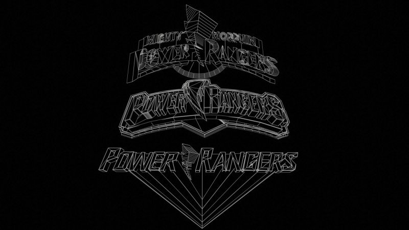 Power Rangers Logos Printable and renderable 3D Print Model in Signs ...