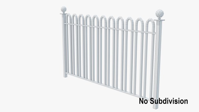 metal fence 3D Model in Other 3DExport