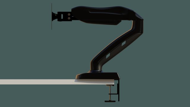 lowpoly monitor arm 3D Model in Other 3DExport