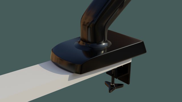 lowpoly monitor arm 3D Model in Other 3DExport