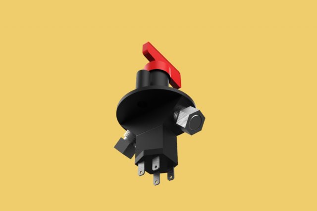 disconnect cut off power kill switch 3D Model in Parts 3DExport