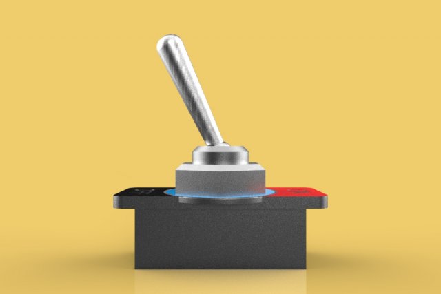 toggle switch 3D Model in Parts 3DExport