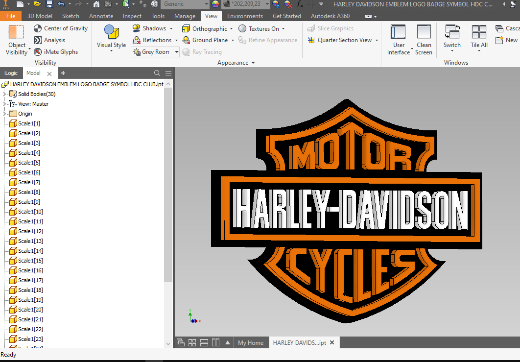 Harley Davidson Logo Template