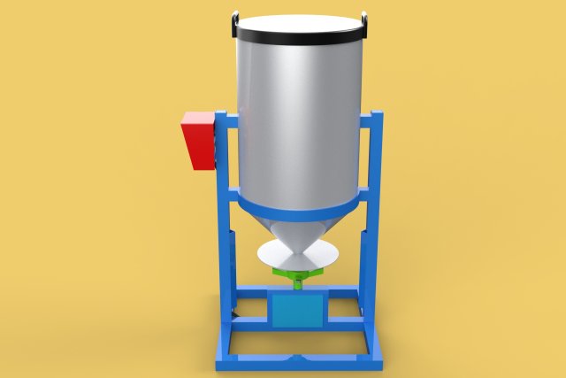 AUTOMATIC FISH FEEDER ROTARY SPREADER CENTRIFUGAL Modelo 3D in ...