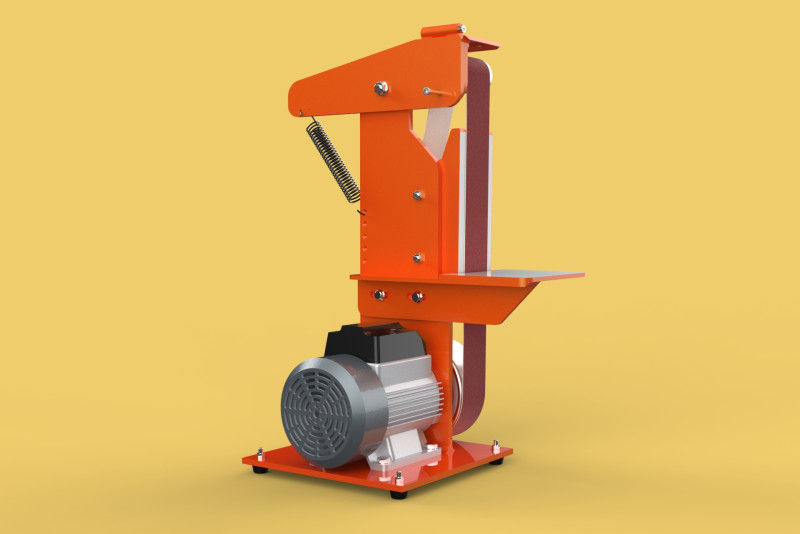 BELT SANDER GRINDER ABRASIVE POLISHER EDGES SHARPENER Model 3D in Alat ...