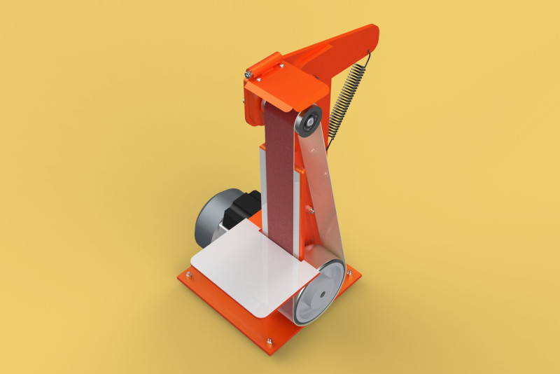 BELT SANDER GRINDER ABRASIVE POLISHER EDGES SHARPENER Model 3D in Alat ...