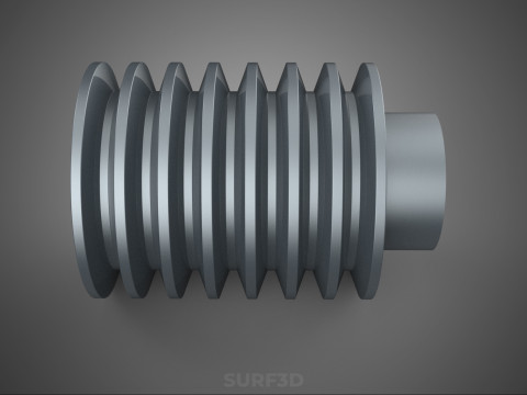 STANDARD 7 SEVEN SEPTUPLE GROOVE TRACK RIEMENSCHEIBE RAD V-RIEMEN 3D ...