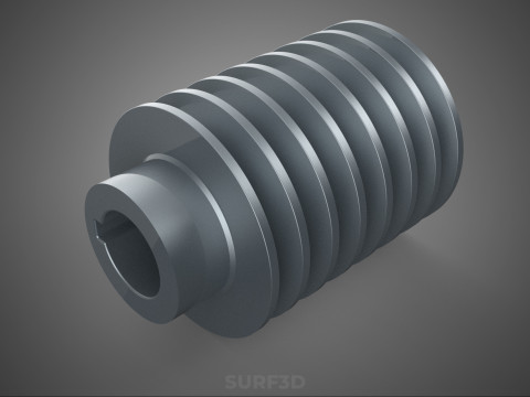 STANDARD 7 SEVEN SEPTUPLE GROOVE TRACK RIEMENSCHEIBE RAD V-RIEMEN 3D ...