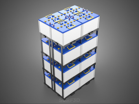 TOWER ACCU BATTERIE GITTER STACK TABLETT RACK RAHMEN POWER BANK ...