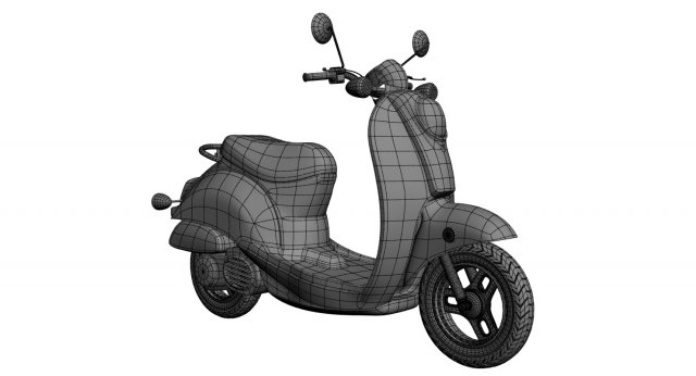 electric motorcycle 3D Model in Motorcycle 3DExport