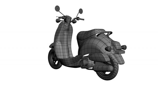 electric motorcycle 3D Model in Motorcycle 3DExport