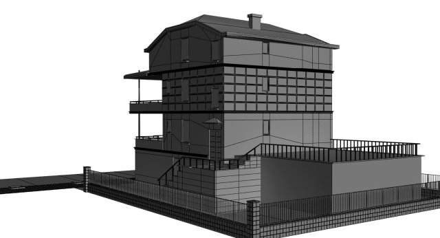 storey building 3D Model in Buildings 3DExport