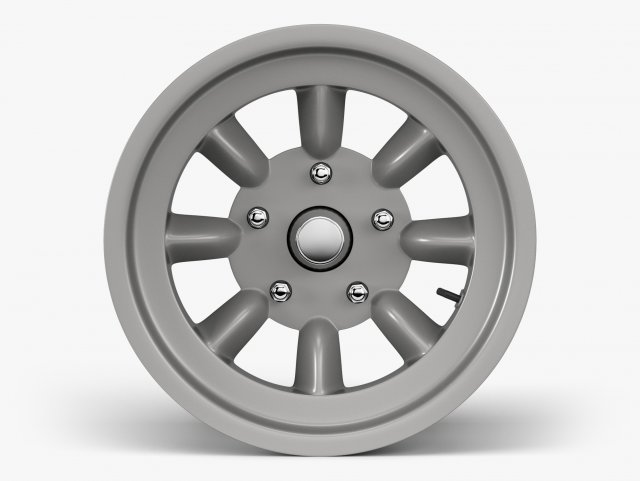 mini lite wheel 3D Model in Parts of auto 3DExport