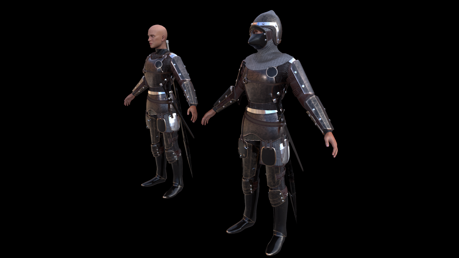 tab medieval knight - 1 3D Model in Man 3DExport
