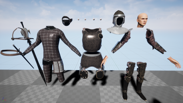 tab medieval knight - 1 3D Model in Man 3DExport