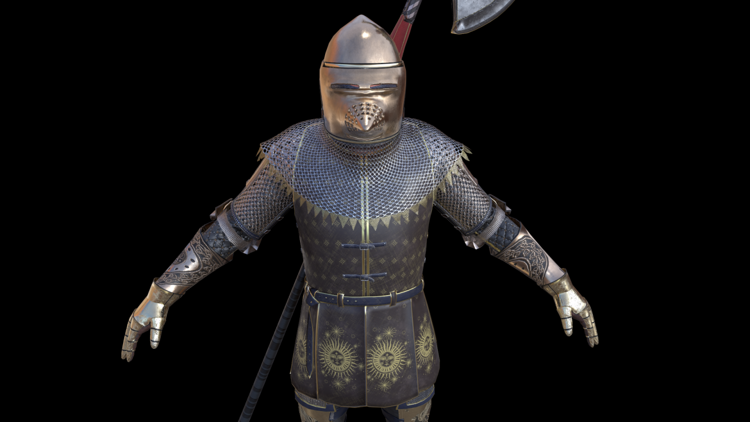 tab medieval knight - 3 Modèle 3D in Homme 3DExport