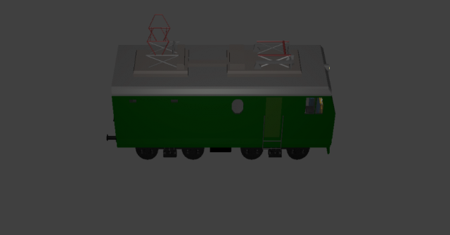 russian train vl-10 3D Model in Train 3DExport
