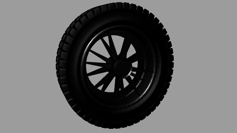 Wheel Free 3D Model in Parts of auto 3DExport